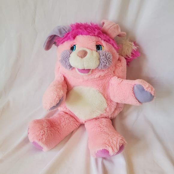 Mattel | Toys | Vintage Party Popples 985 Popple Plush Pink Purple 15 ...